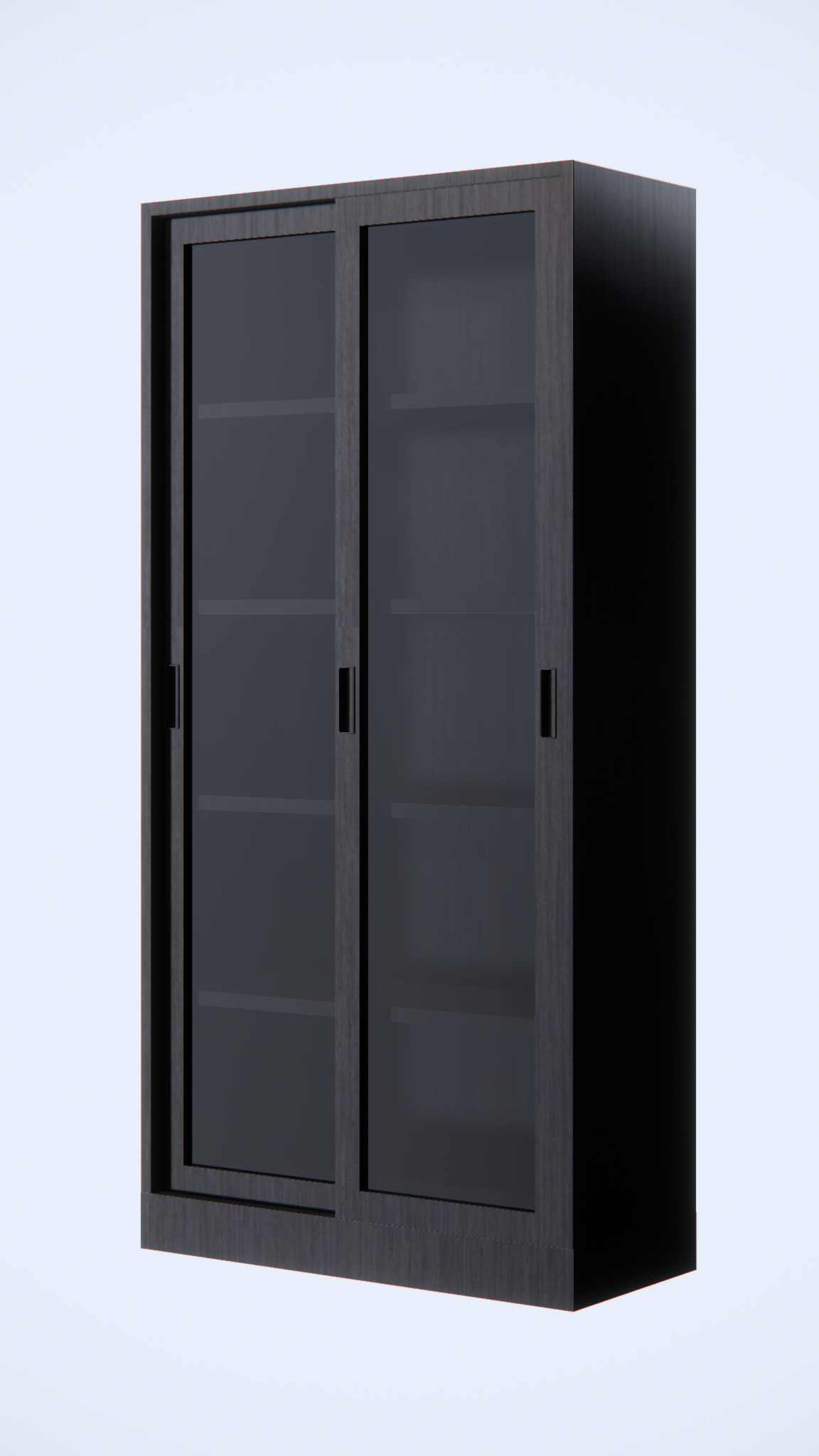 CABINET w/SLIDING GLASS DOOR